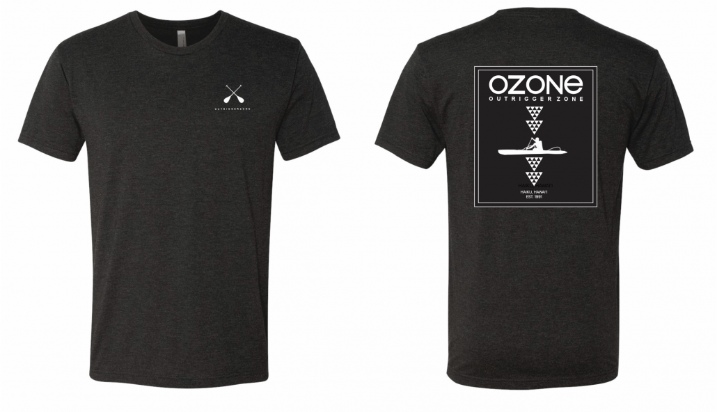 Men's Triangle Tee - Black - Outriggerzone Store